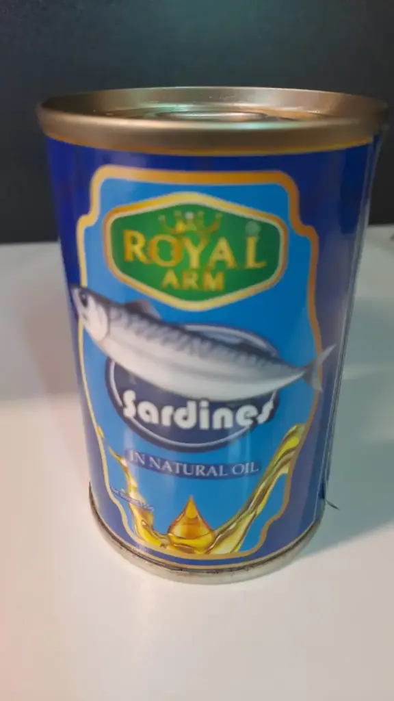 ROYAL ARM SARDINES IN NATURAL OIL 155G